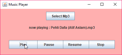 How To Play Mp3 File In Java Using Java Swing With Source Code Tutorial