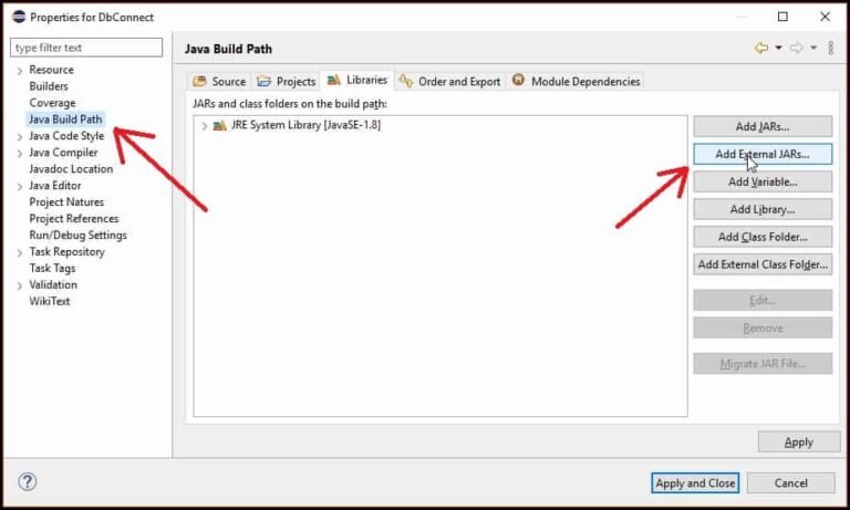 How To Connect Mysql Database In Java Using Eclipse Jdbc